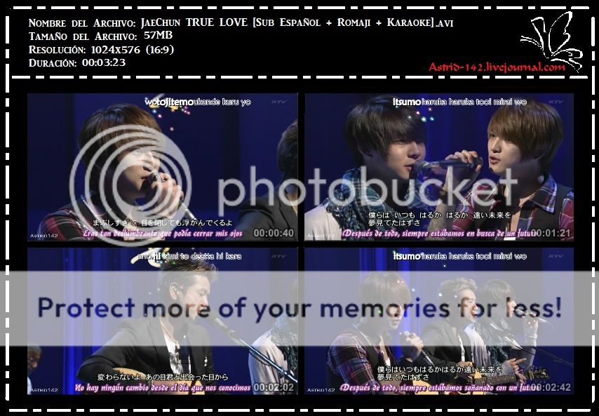 [LIVE] 090926 JaeChun TRUE LOVE [Español + Kanji + Rom + Karaoke]: astrid_142 — LiveJournal