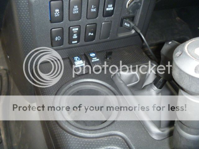 Center console Switches | Toyota FJ Cruiser Forum