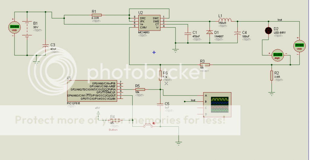 Dimmer circuit using MC34063 switching regulator | All About Circuits