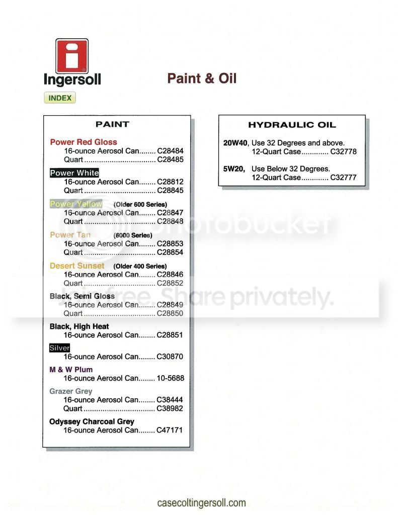 Paint for a 1976 Case 646 | Case Colt Ingersoll Tractors