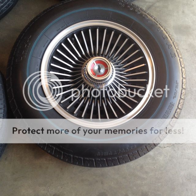 (4) 67 Bolt On Wheels with Blue Line Tires - CorvetteForum - Chevrolet ...